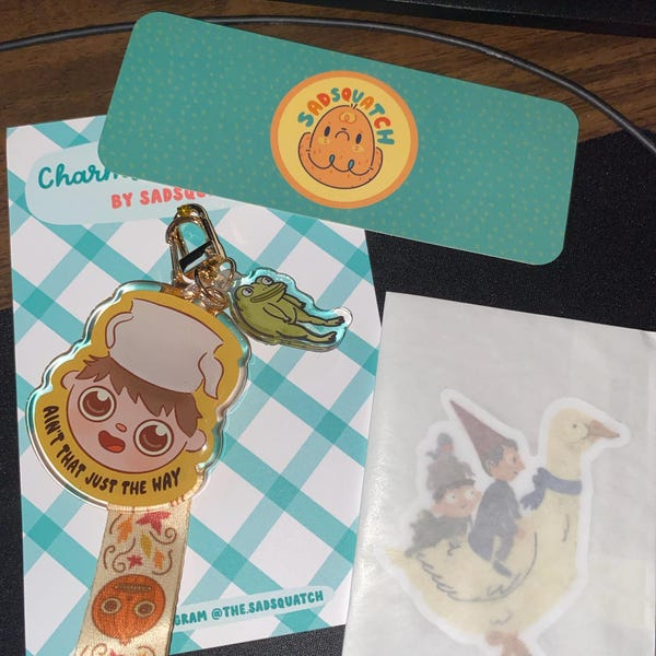 Over the Garden Wall Wristlet and Charm Keychain Set - Cute Greg OTGW ...