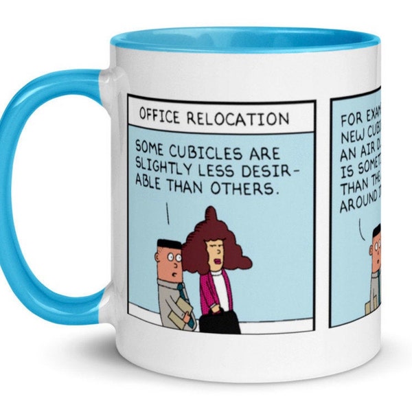 Dilbert Comic Strip - Management Jargon - Mug With Color Inside - Etsy