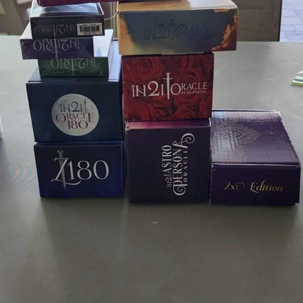 360 Oracle Card Deck Set – In2it Oracle & Zodiac Decks With Keywords ...