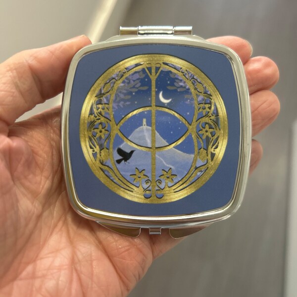 Navy and Iridescent and Y Altar Cloth & Crystal Grid galactic Merkaba ...