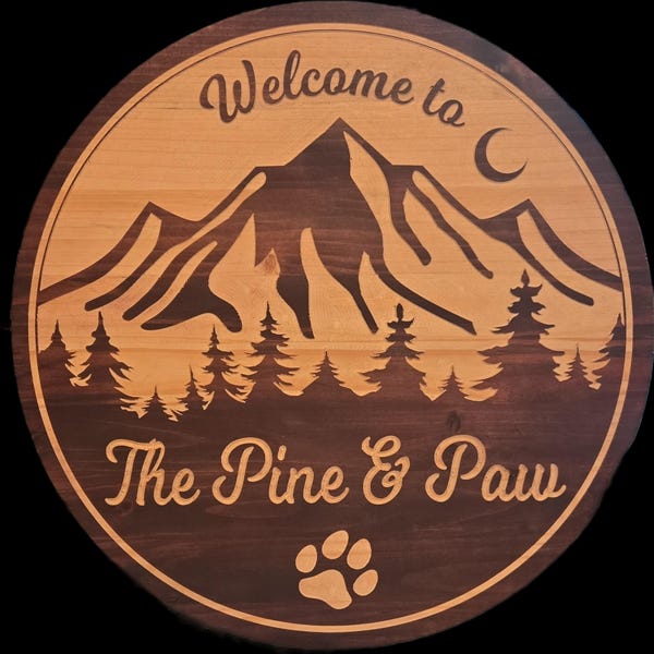 Custom Outdoor Wooden Sign Engraved Housewarming Gift Anniversary Gift ...