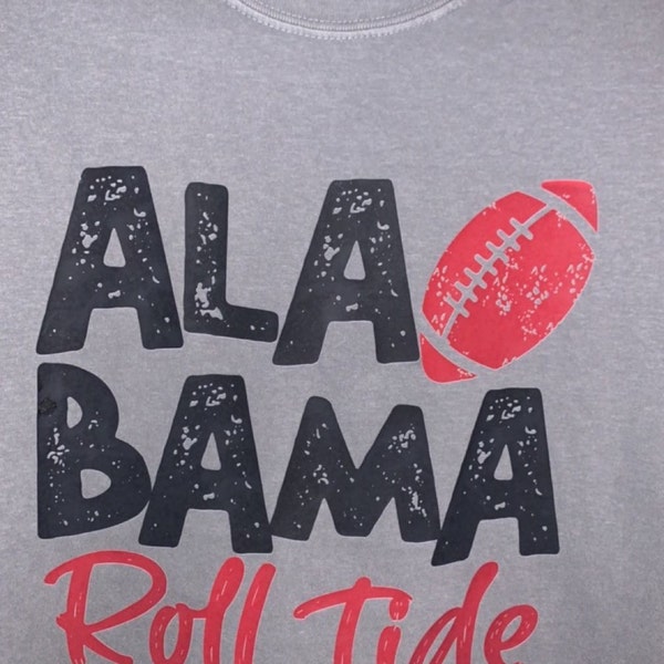 Alabama Roll Tide, Alabama Football, Bama, Football Dtf, DTF Print ...