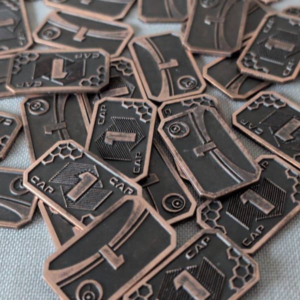 Futuristic Metal Coins - Collectors Set (16) - Etsy