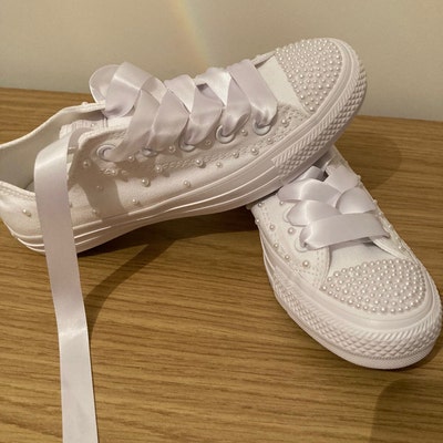 Wedding Bridal Nike Air Max 90s, Bride Nikes, Bling Trainers, Bridal ...