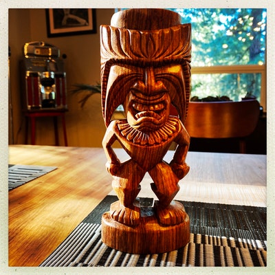 22 Mask LONO TIKI, God of Goodluck and Happiness, Hawaiian Tiki God ...