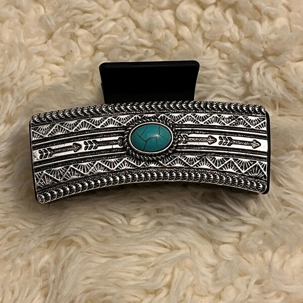 WESTERN HAIR CLIP I Rodeo Cowgirl Hair Claw I Western Casting Hair Clip ...