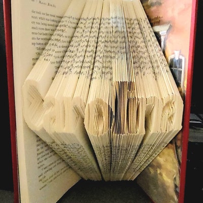 Custom Name Book Folding Pattern Various Folds Easier Than It Looks ...