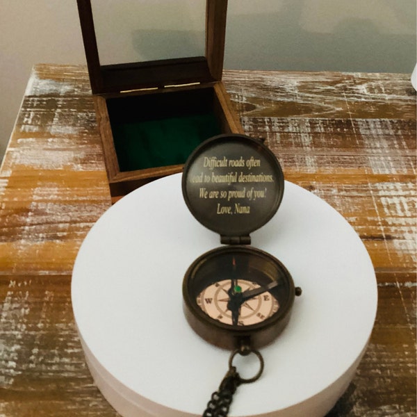 Engraved Navy Compass, U.S Navy Gift, United Sates Navy Gift ...