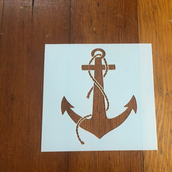 Anchor Stencil - Reusable Anchor Stencils, Large Anchor Stencil, Anchor ...