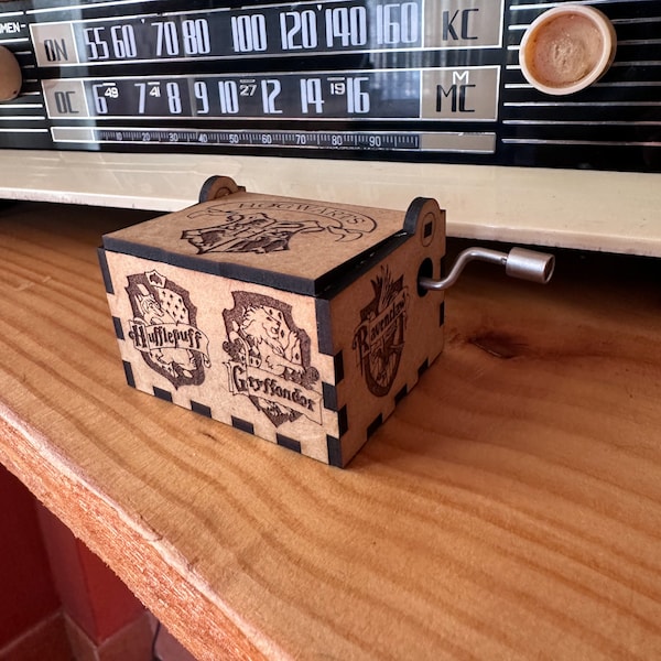 Music Box - DIY Laser Cut Files SVG - DXF - Lightburn - Case for Manual ...