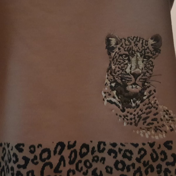Cheetah Machine Embroidery Design, Leopard Embroidery Pattern, Wild Cat ...