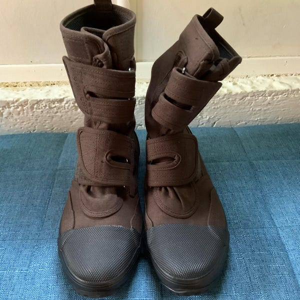 Fugu SA-BA Steel Toed Cool Japanese Boots VEGAN Black Unisex - Etsy