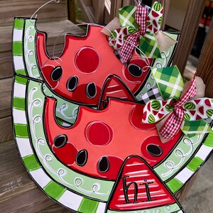 TEMPLATE: Spring Door Hanger Template Ladybug Door Hanger | Etsy