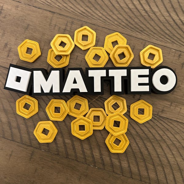 Custom Roblox Acrylic Name Tag: Kids Keychain, Backpack Tag - Etsy