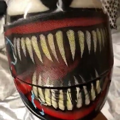 Spawn Custom Painted Motorcycle Helmet - Etsy