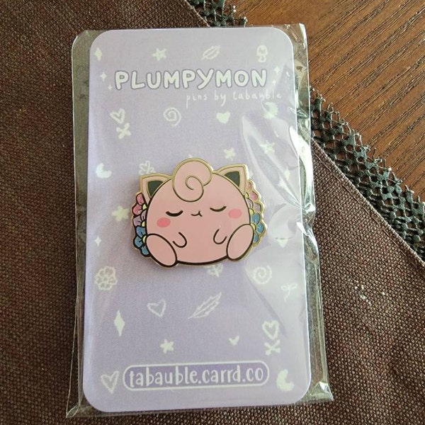 Plumpy Puff Hard Enamel Lapel Pin - Etsy