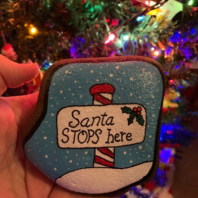 Set of 5 Pac Man & Ghosts Hand Painted Rocks - Etsy