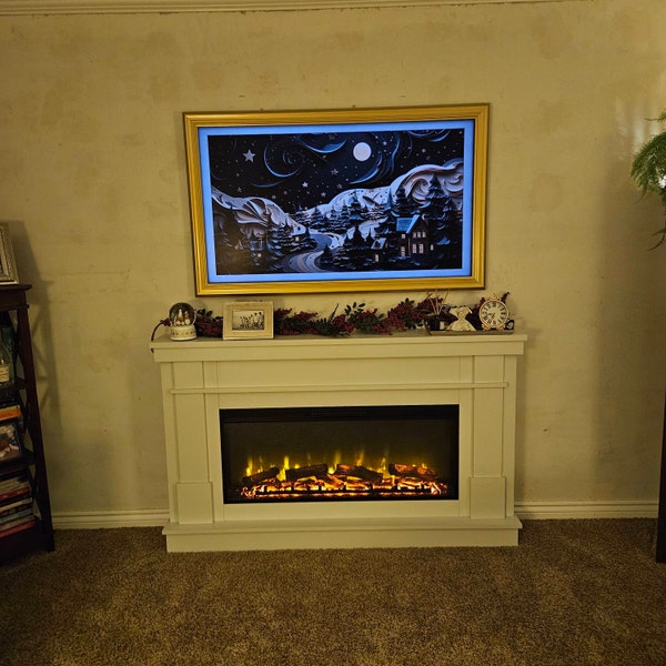 Crown TV Frames (gunmetal Gray), Wall Art, Aesthetic Home Décor, Room ...