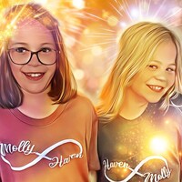 Custom Name Best Friends T-shirt, Matching Infinity Symbol Shirts ...