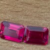 Emerald (octagon) Lab Grown Ruby - Etsy