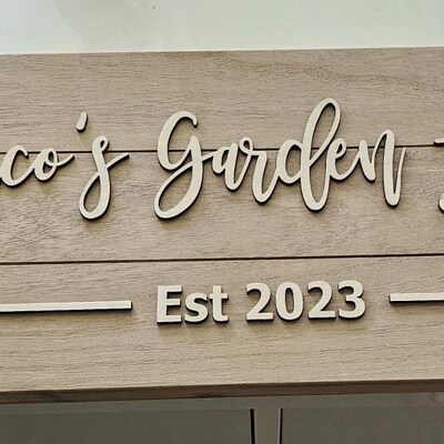 Nursery Sign, Round Nursery Sign, Baby Name Sign, Nursery Round Sign ...