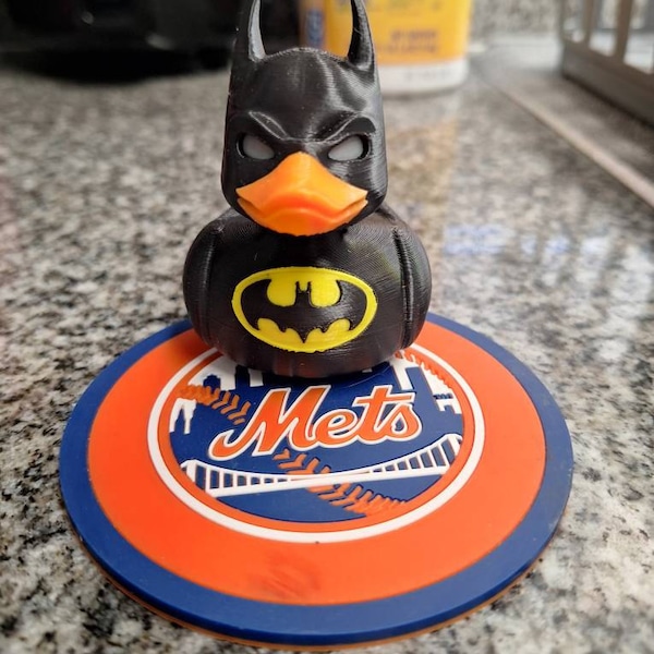 3D Printed Bat Duck Figure: Jeep Duck Cruise Gift 2.5 Inches Tall Hard ...