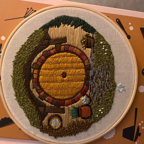 PDF Embroidery Pattern: Hobbit Door, Lotr - Etsy