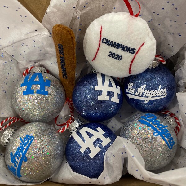 Dodgers Ornaments- Gifts for Him-holidays Gifts-world Series Champions ...