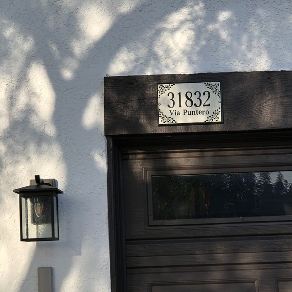 Talavera Address Plaque, Mexican House Number Tile, Ceramic House Sign ...