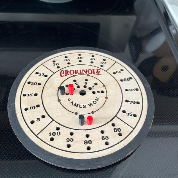 Crokinole Score Board - Etsy