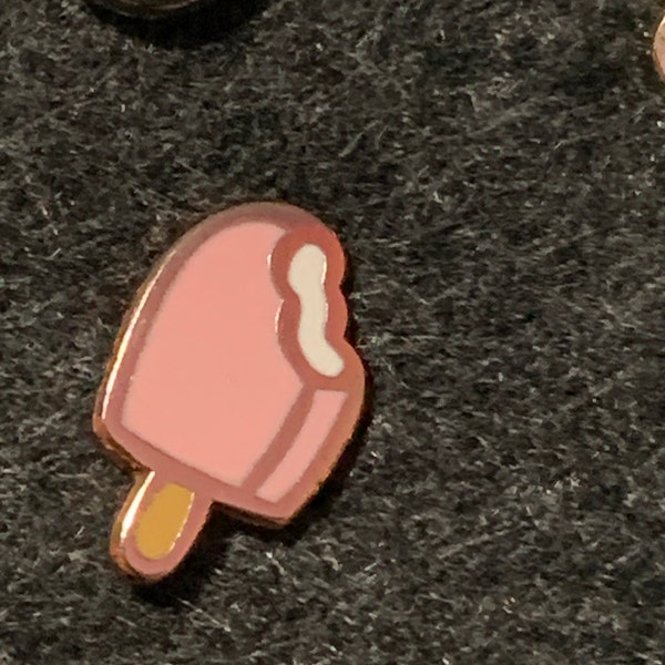 Tiny Creamsicle Enamel Pin - Etsy