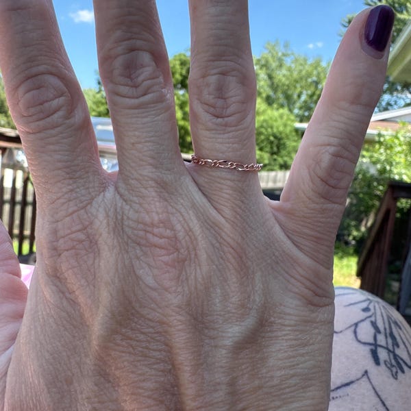 Permanent Cutting Gold Ring 16K Gold Plated Permanent Rings Gift for ...