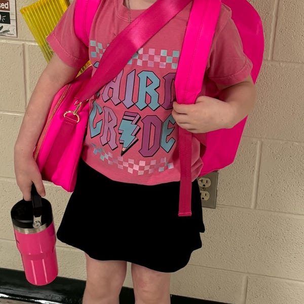 Second Grade Back to School T-shirt Comfort Colors®, Lightning Bolt ...