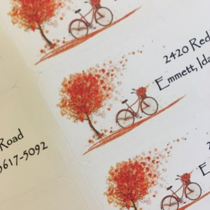 30 Personal Address Labels Trees for All Seasons bx 485c | Etsy