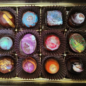 Classic Truffle Collection Hand Painted Truffles Chocolate - Etsy