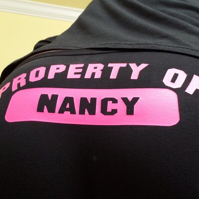 Custom Property of Panties Personalized Funny Submissive Collared Bride ...