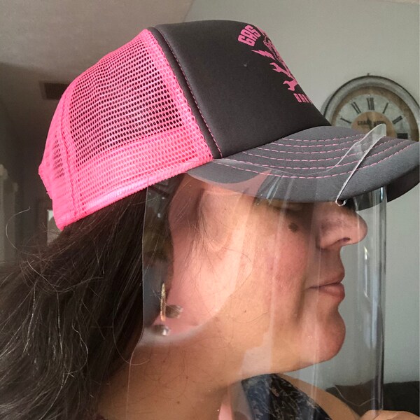 BRIM Face Shield. Use Your Baseball Cap to Hold Face Shield in Place ...