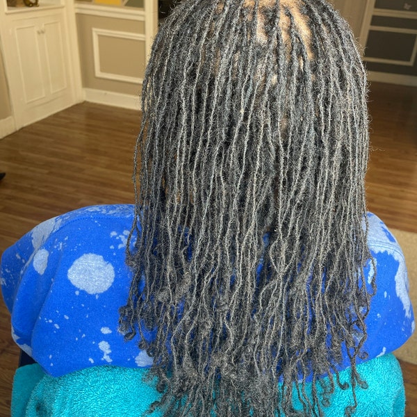 Extra Small Loc Extensions (0.15-0.2cm).x 10 Locs per Bundle. 100% Afro ...