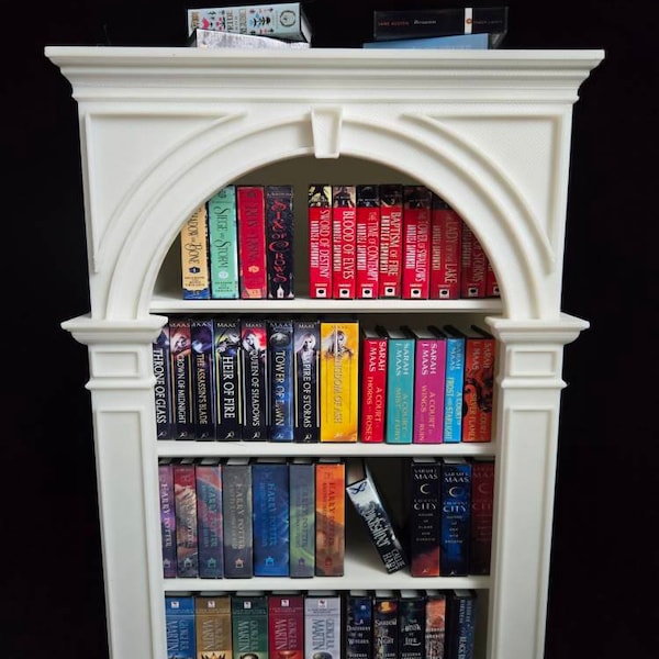 BOOKSHELF BOOKENDS | Book Swag | Library | Bookish Gift | Reading | 3D ...