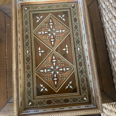 Wooden Mosaic Panel,islamic Calligraphy, Wall Hanging , Inlaid With ...