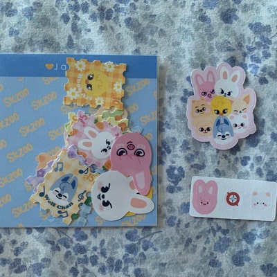 SKZOO Sticker Sheets k-pop Stickers, Stray Kids Stickers, Wolf Chan ...