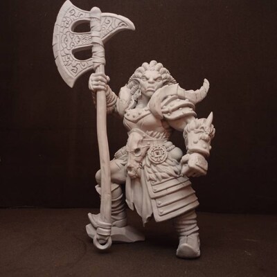 Female Barbarian Warrior Xena Premium 3D Printed Fantasy Tabletop ...