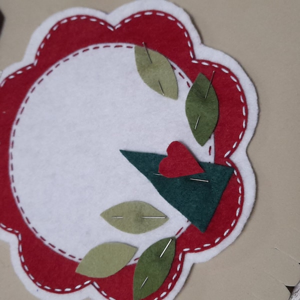 PDF Christmas Tree Candle Mat Cozy Felt Pattern - Etsy
