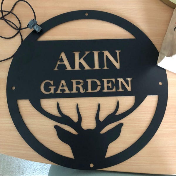 Custom Store Sign, 3D Background Sign, Office Wall Sign, Sleek 3D Light ...