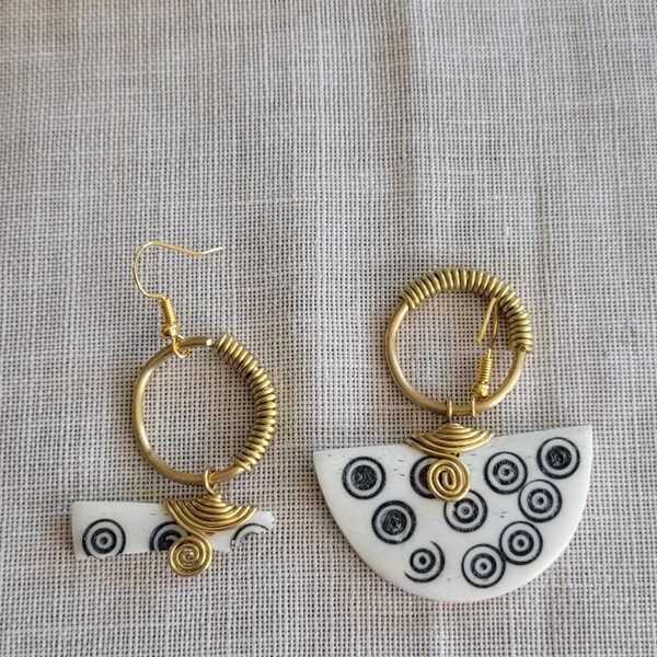 African Cowrie Shell Rings Tribal Rings African Jewelry Adjustable ...