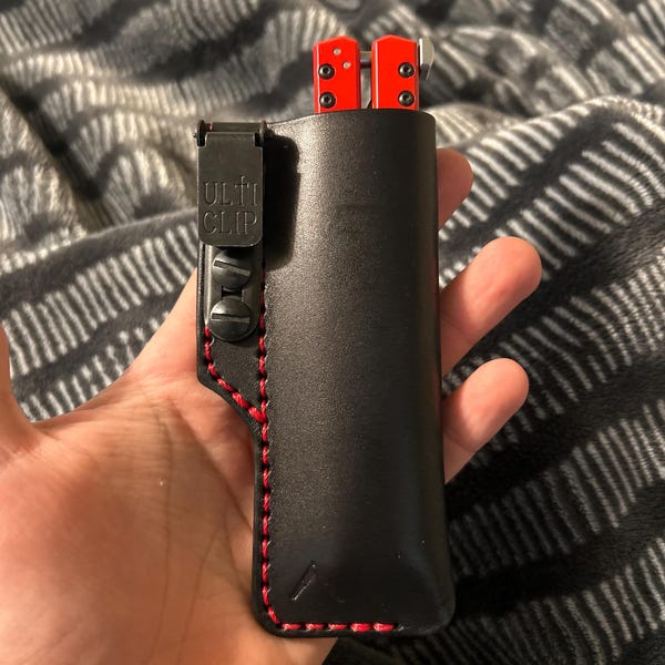 PICK YOUR COLOR Leather Bali Burrito/balisong Sheath *please Read ...