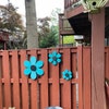 Poly Wall Flower, Fence Flower, Outdoor Decor, Fence Decor, Yard Art ...