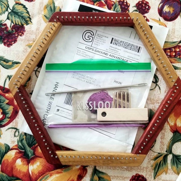 Hexagon Weaving Loom 8 - Etsy