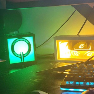 Pokecube, Pokemon Cube Lamp, Poke Night Light, Poke Desk Decor, Pokemon ...