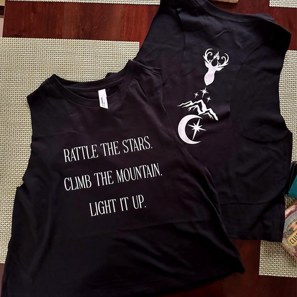 Licensed Maasverse Workout Tank, Bookish Workout Apparel, ACOTAR ...